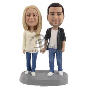 Custom Bobblehead Couple Holding Hands Custom Bobblehead | Etsy
