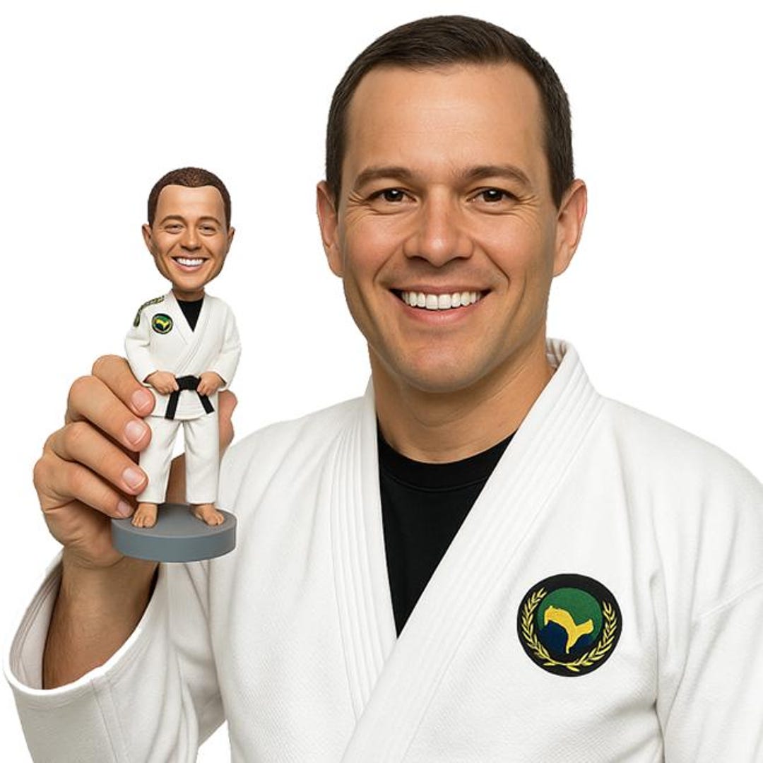 Custom Bobblehead Karate Martial Artist Guy, Karate Custom Bobblehead ...