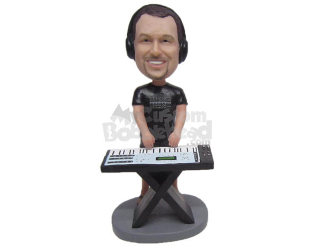 Custom Bobblehead Sound Mixer, Electric Keyboard Player Custom ...