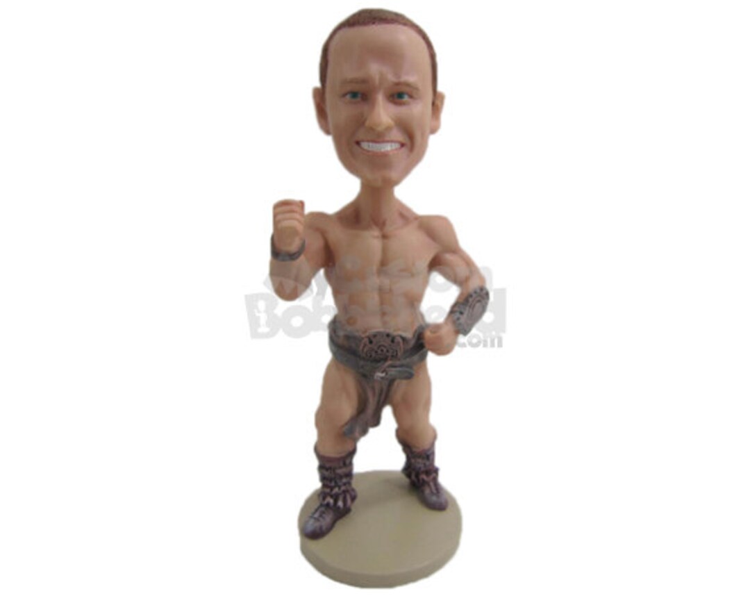 Custom Bobblehead Strong Dude Gladiator Custom Bobblehead - Etsy