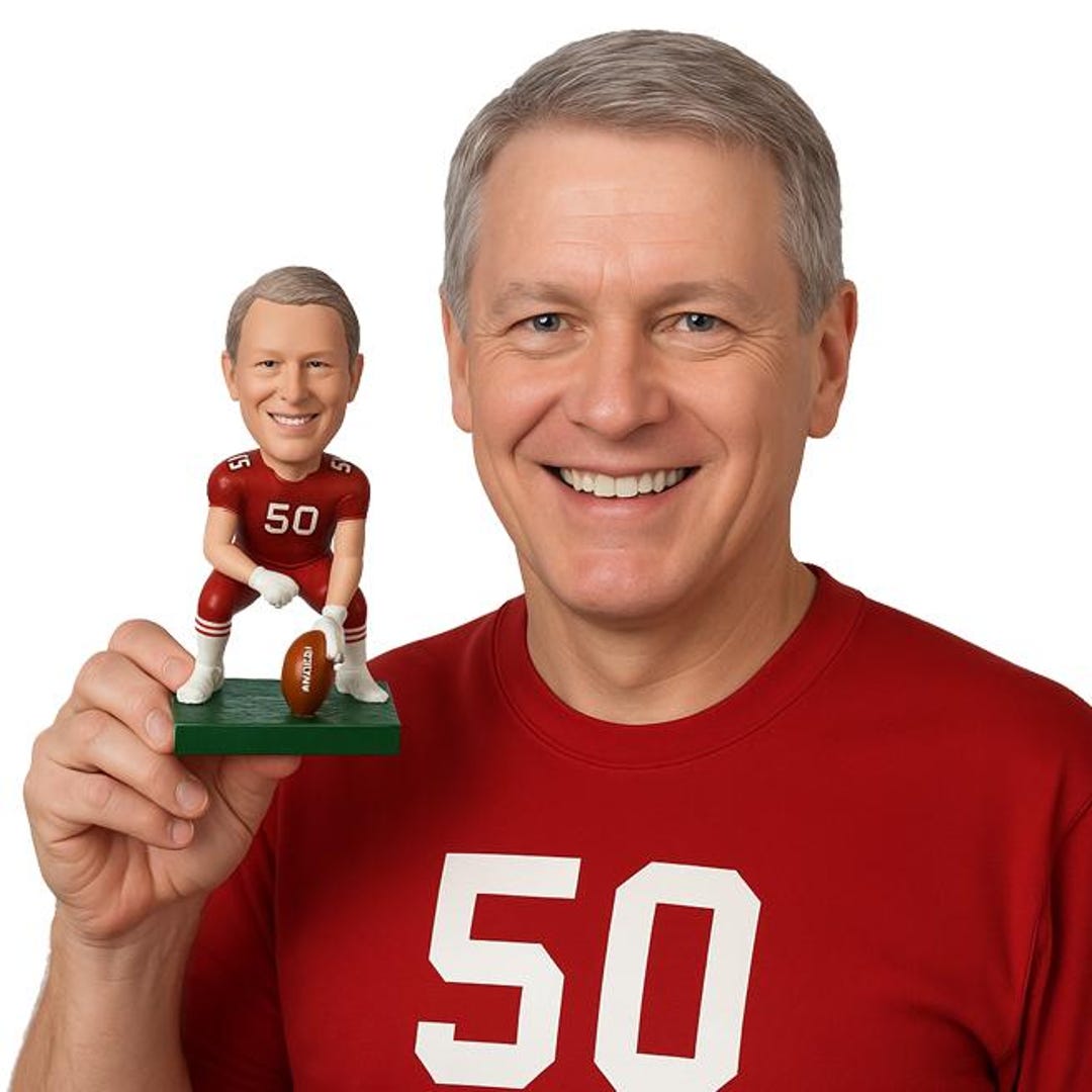 Custom Bobblehead Football Pal, Football Player Custom Bobblehead ...