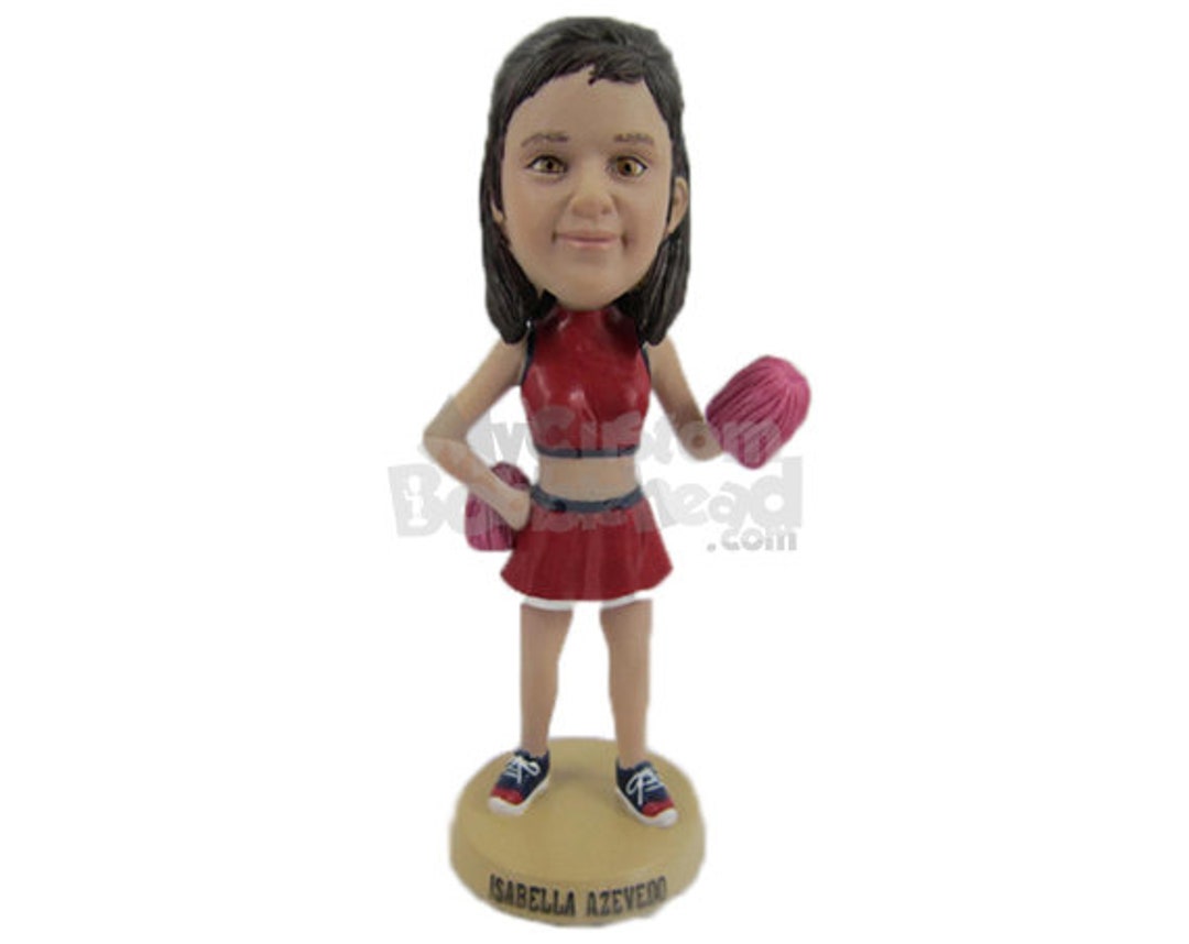 Custom Bobblehead Gorgeous Female Cheerleader, Cheerleader Custom ...