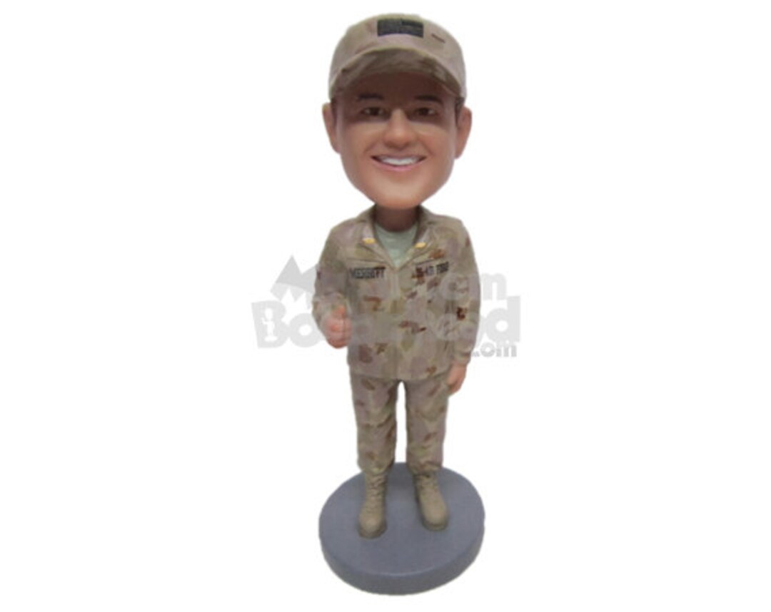 Custom Bobblehead Army Soldier, Soldier Custom Bobblehead, Army Custom ...