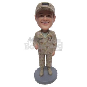 Custom Bobblehead Army Soldier, Soldier Custom Bobblehead, Army Custom ...