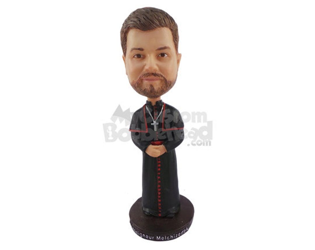 Custom Bobblehead Religious Priest Formal Attire Custom Bobblehead ...