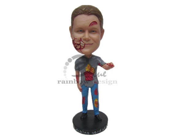 Custom Bobblehead Male Zombie Fy Zombie Custom Bobblehead | Etsy