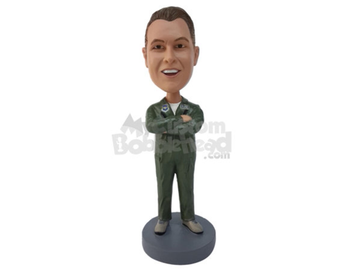 Custom Bobblehead Air Force Pilot Army Pilot Custom - Etsy