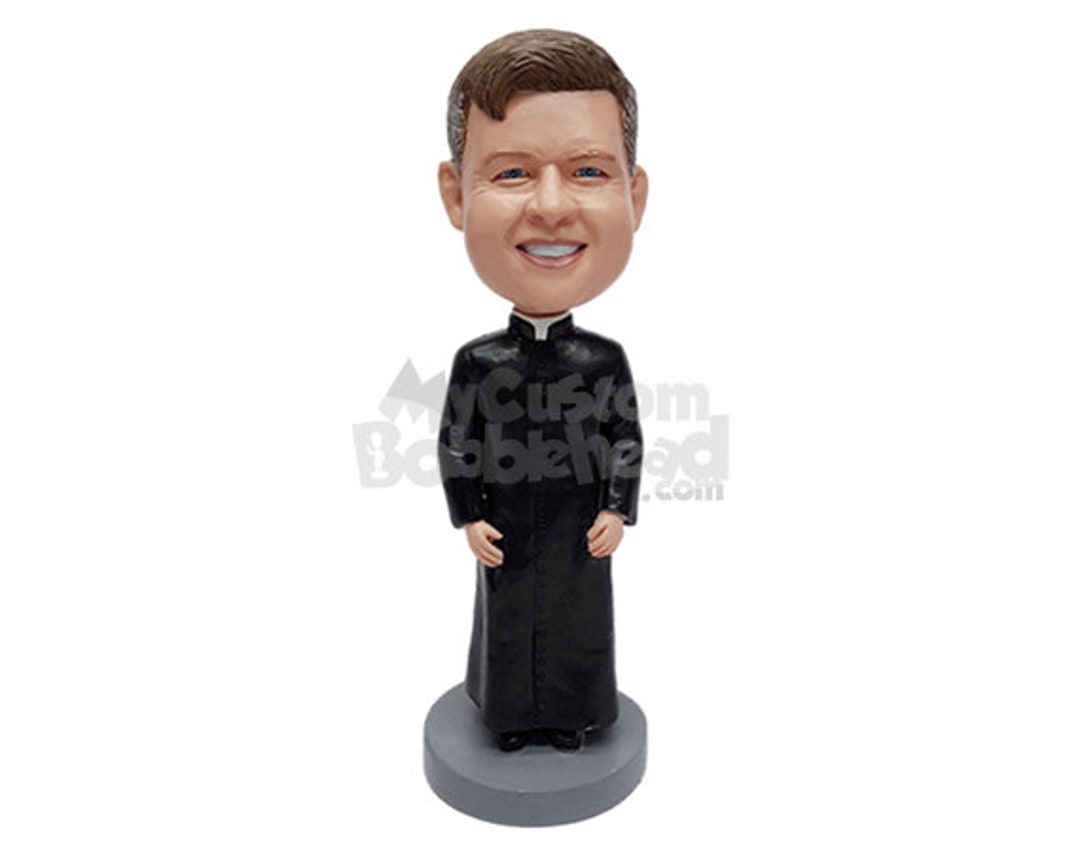 Custom Bobblehead Young Catholic Priest Custom Bobblehead, Religious ...