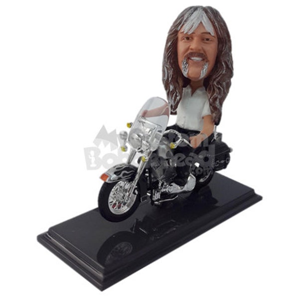 Motorcycle Bobblehead - Etsy