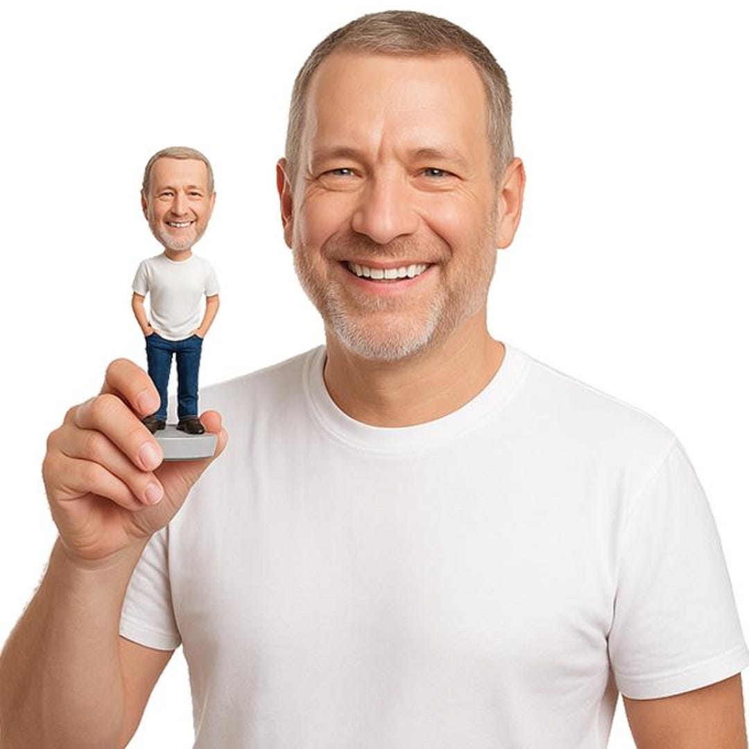 Custom Bobblehead Relaxed Cool Dude, Casual Pal Custom Bobblehead ...