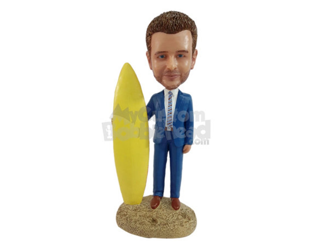 Custom Bobblehead Surfer Executive, Surfing Custom Bobblehead, Sports ...