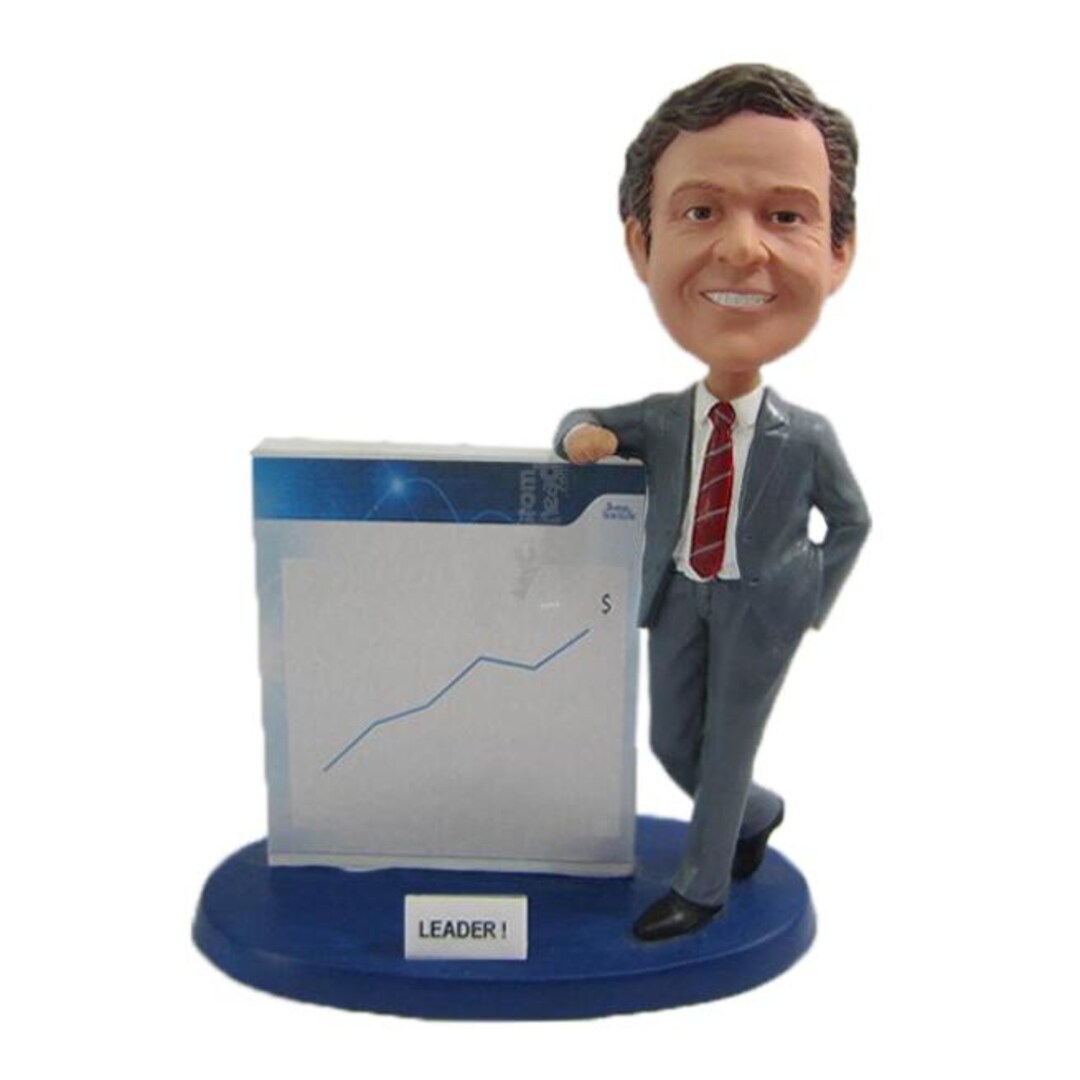 Custom Bobblehead Proud Corporate Executive, Financial CEO Custom ...