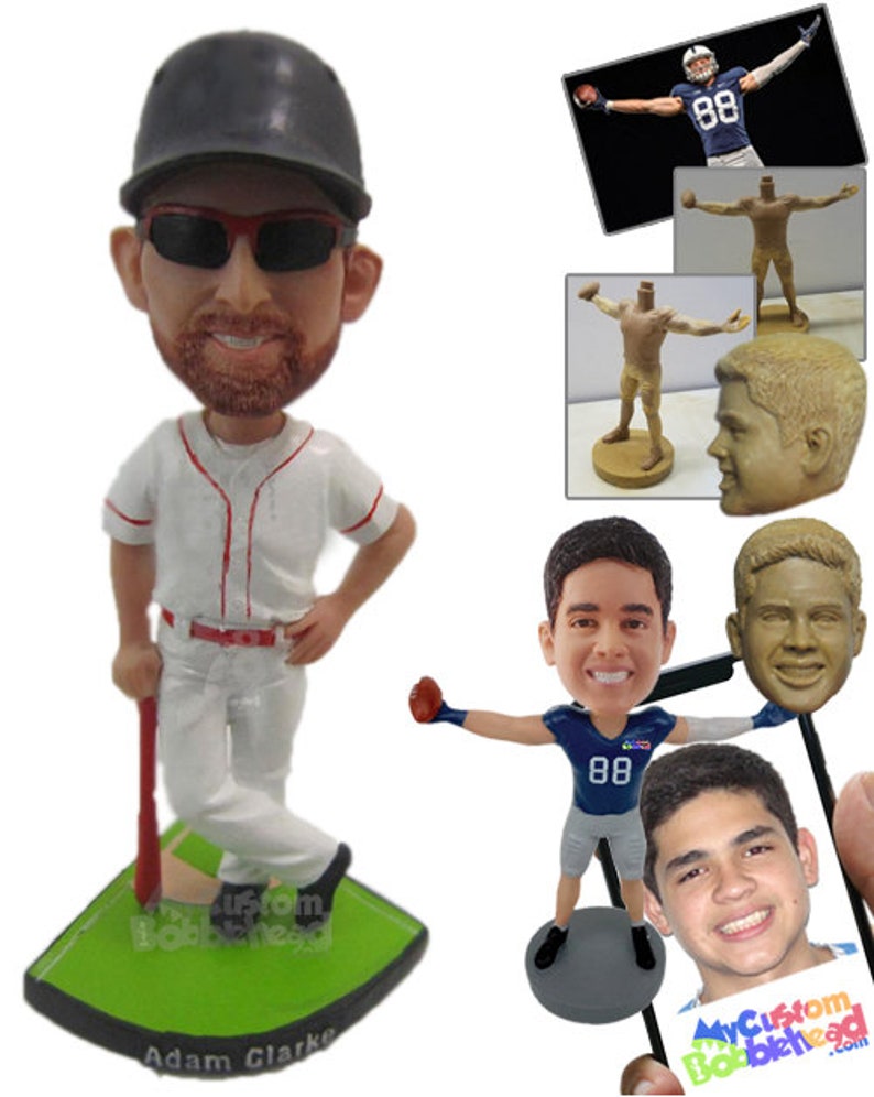 Custom Bobblehead Baseball Player Baseball Custom Bobblehead - Etsy