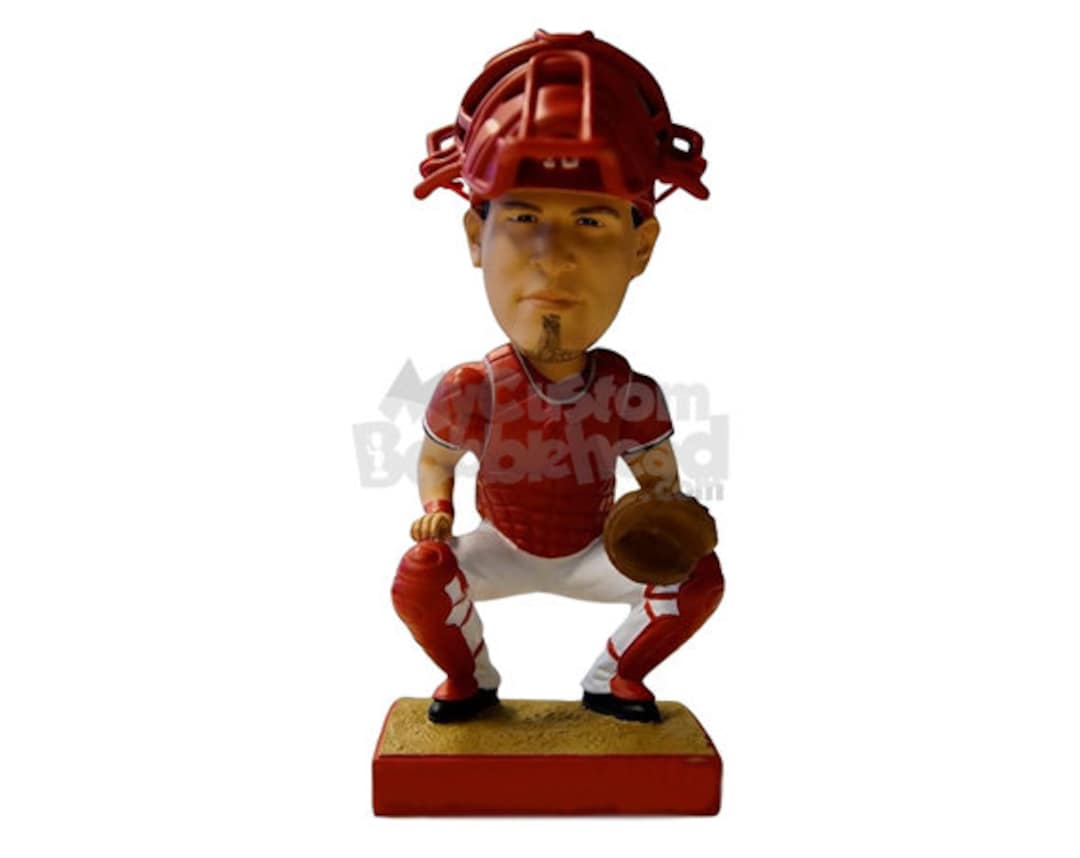 Custom Bobblehead Professional Baseball Catcher, Baseball Custom ...
