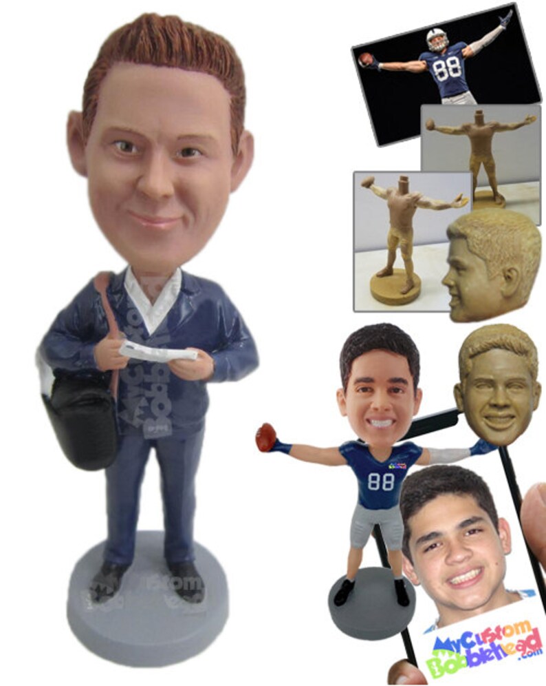 Custom Bobblehead Mail Carrier Postman Custom Bobblehead - Etsy