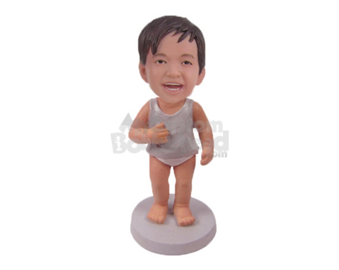 Custom Bobblehead Adorable Baby Taking First Steps, Gorgeous Baby ...