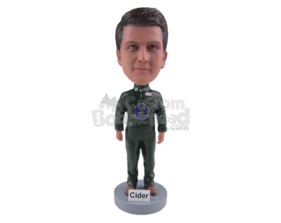 Custom Bobblehead Pilot Movie Lover Air Force Officer Custom - Etsy