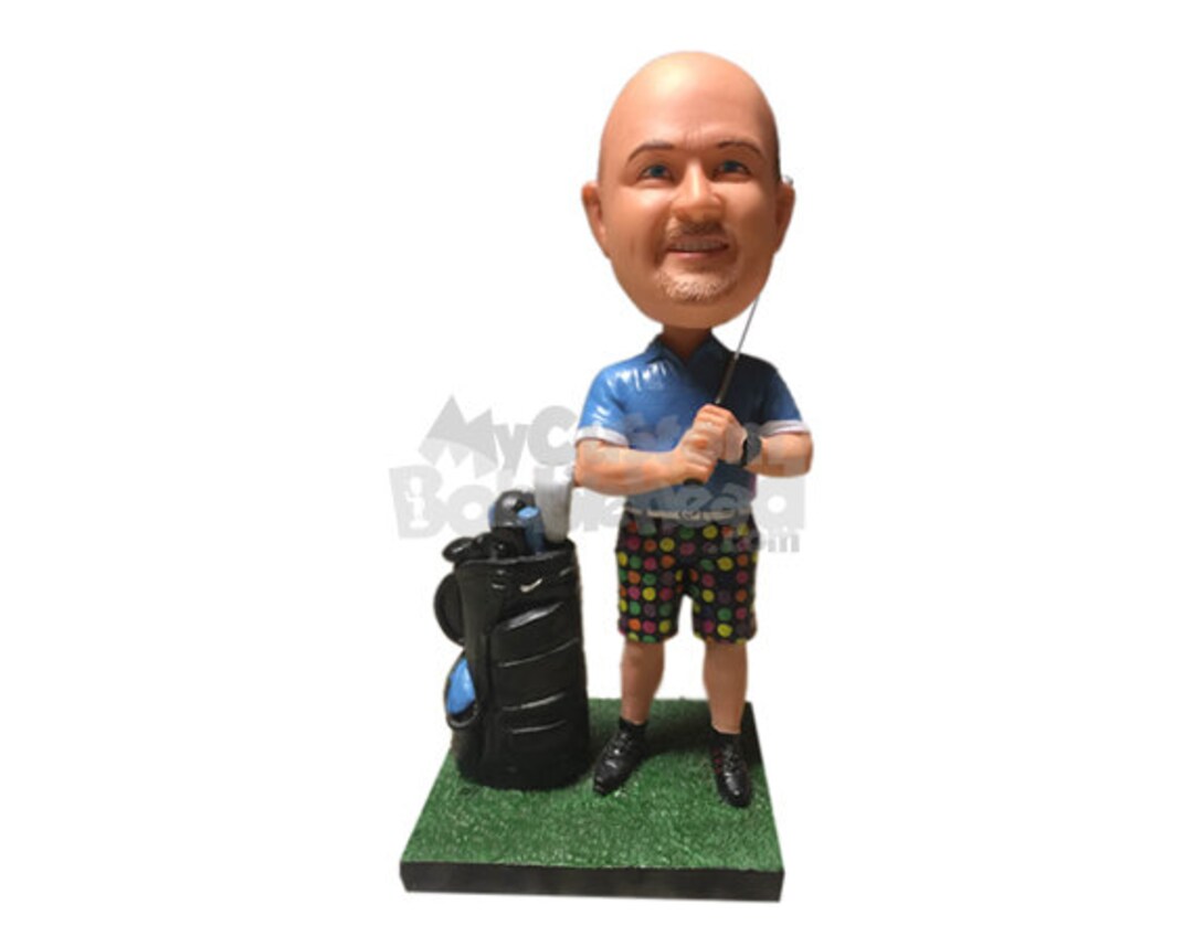 Custom Bobblehead Pro Golfer, Golf Player Custom Bobblehead, Sports ...