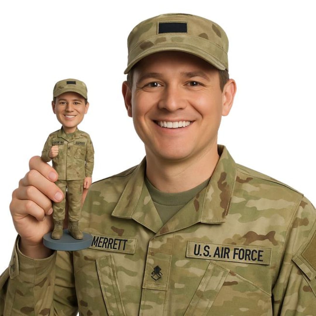 Custom Bobblehead Army Soldier, Soldier Custom Bobblehead, Army Custom ...