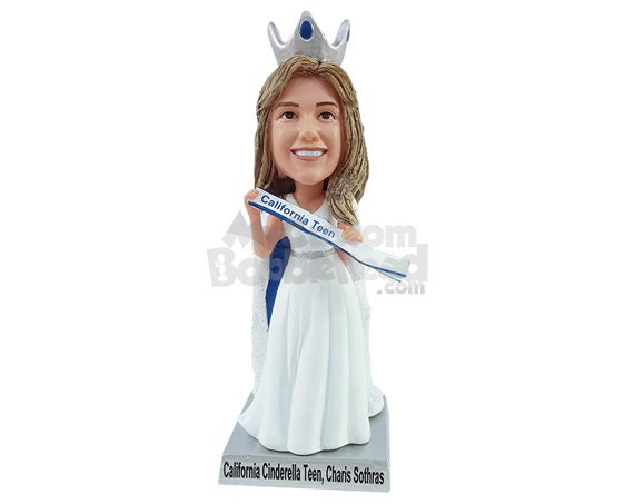 Custom Bobblehead Beauty Pageant Winner Beauty Pageant Custom - Etsy