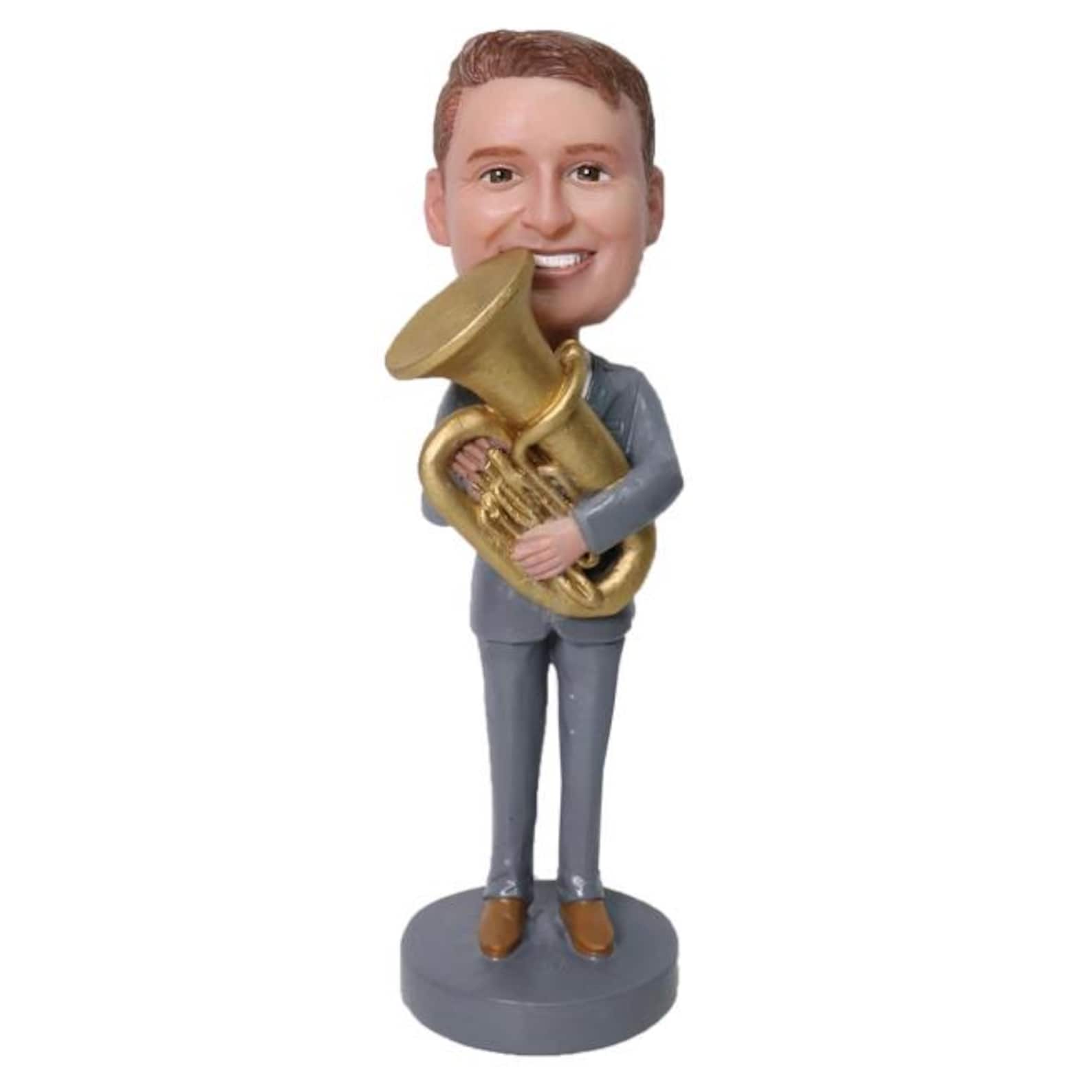 Custom Bobblehead Tuba Player, Marching Band Tuba Expert Custom ...