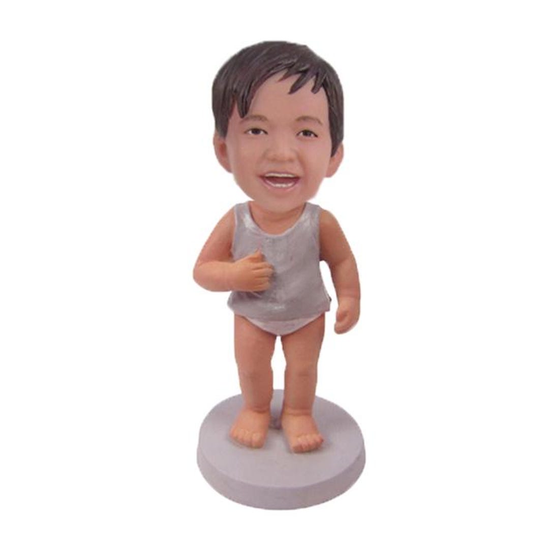 Custom Bobblehead Adorable Baby Taking First Steps, Gorgeous Baby ...