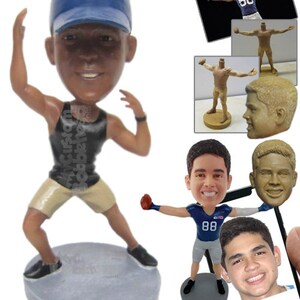 Custom Bobblehead Male Body Builder, Body Building Custom Bobblehead ...