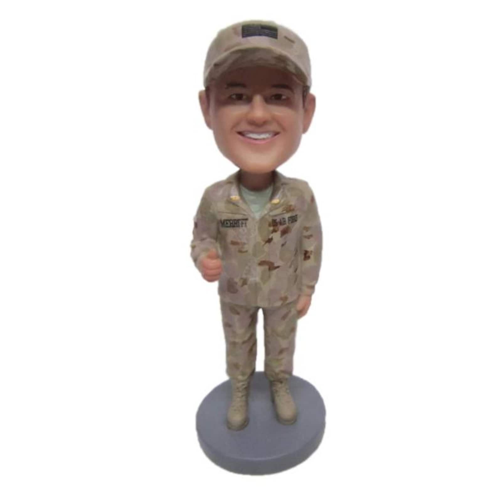Custom Bobblehead Army Soldier, Soldier Custom Bobblehead, Army Custom ...