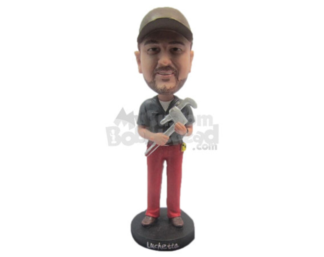 Custom Bobblehead Handyman, Mechanic Custom Bobblehead, Repairman ...