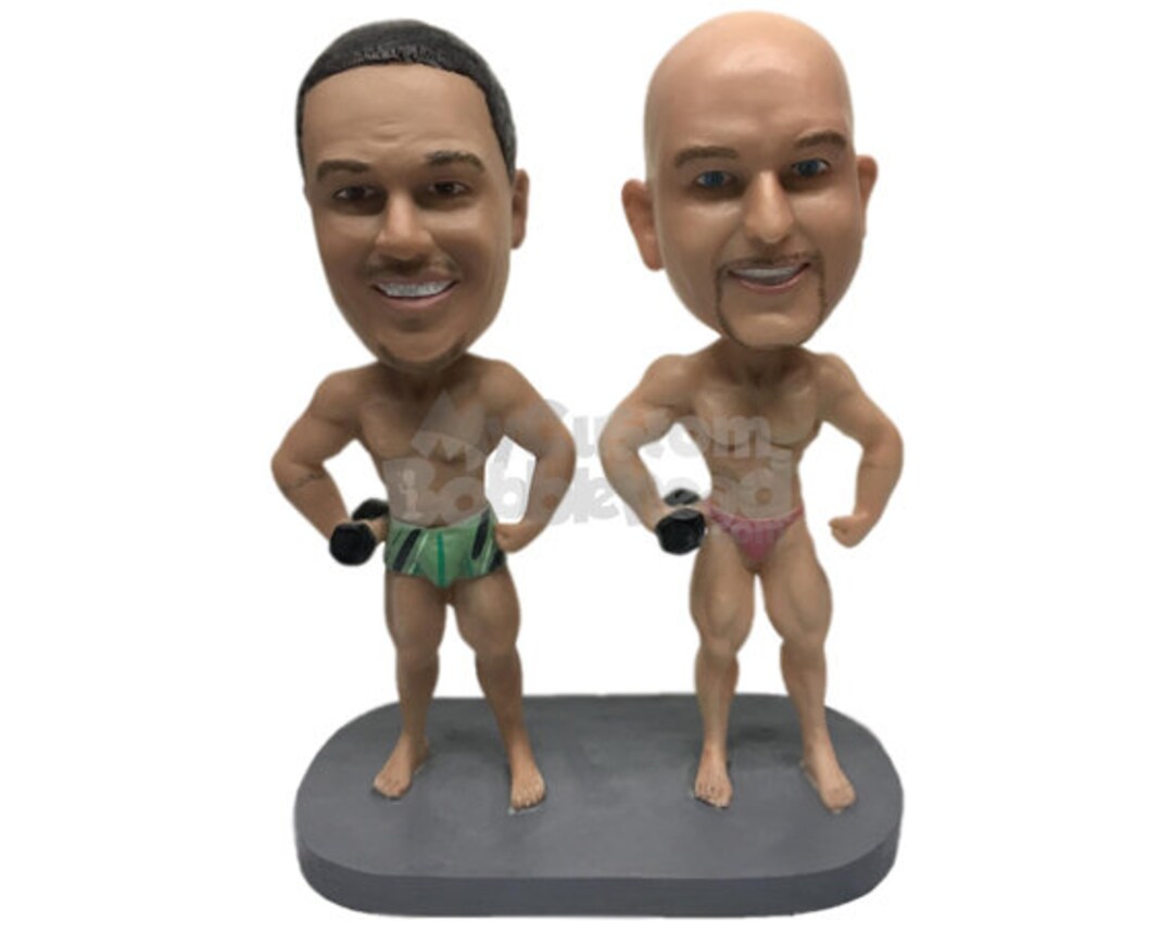 Custom Bobblehead Body Building Pals, Body Building Custom Bobblehead ...