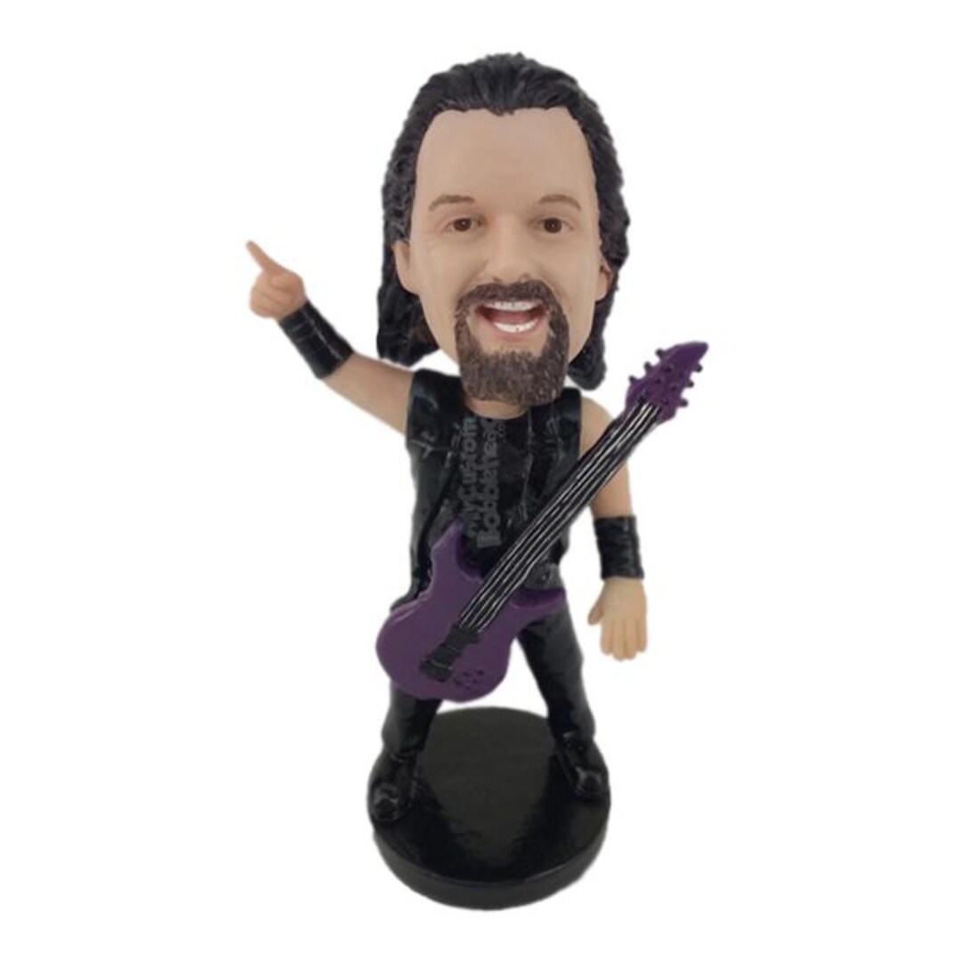 Custom Bobblehead Hard Rocker Electric Guitar Player, Electric ...