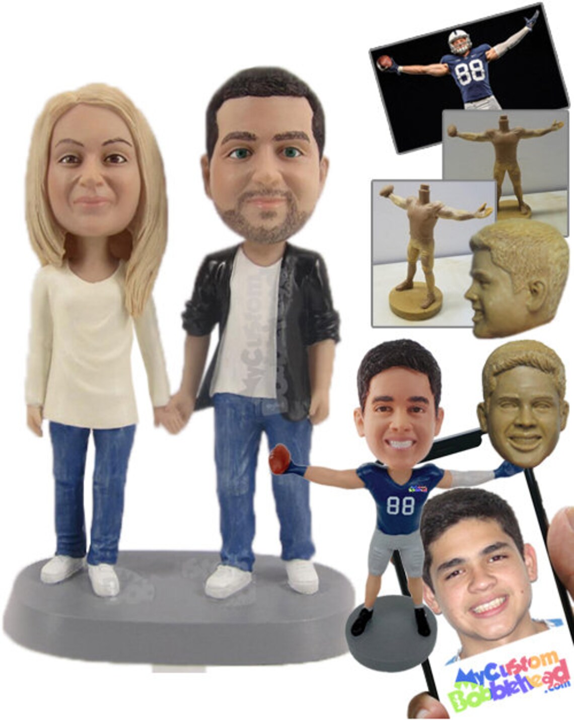 Custom Bobblehead Couple Holding Hands Custom Bobblehead - Etsy