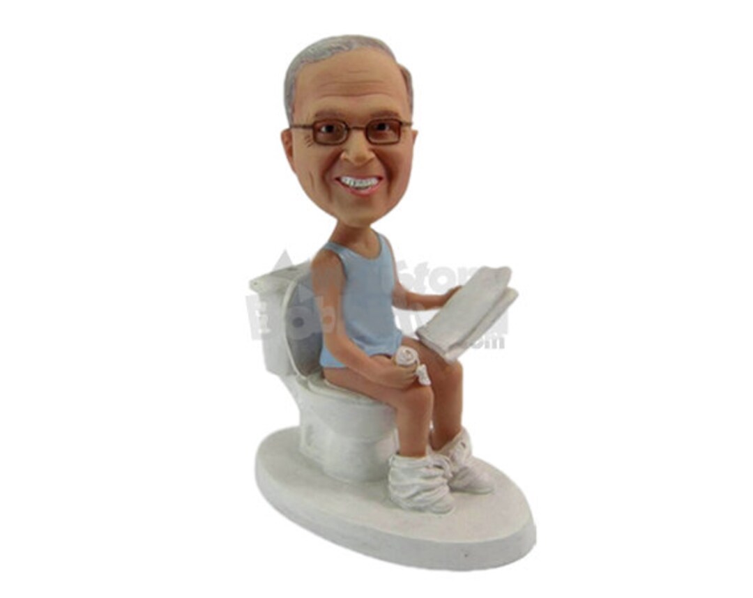 Custom Bobblehead the Poopy Pants, Guy in Toilet Custom Bobblehead ...