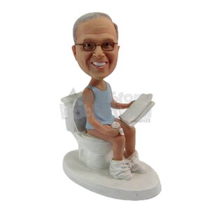 Custom Bobblehead the Poopy Pants, Guy in Toilet Custom Bobblehead ...