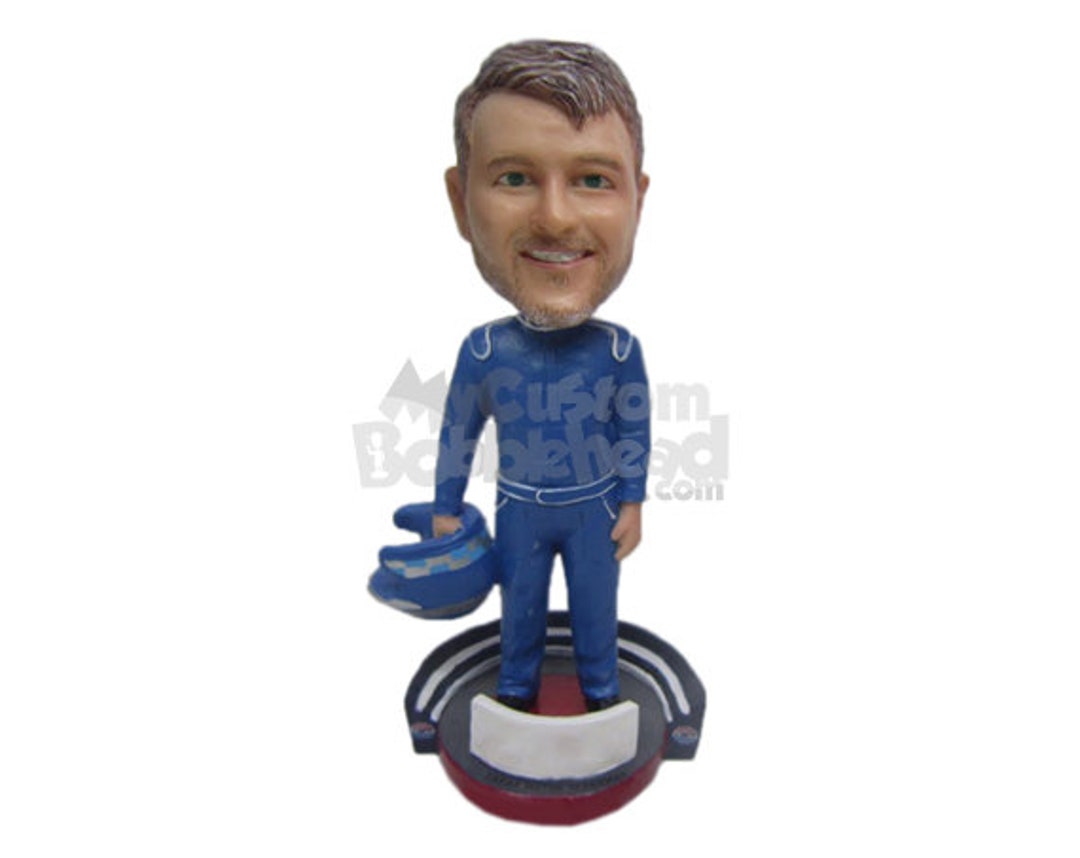 Custom Bobblehead Car Racer Aficionado, Speed Car Racing Custom ...