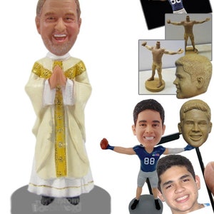 Custom Bobblehead Religious Priest Catholic Priest Custom Bobblehead ...