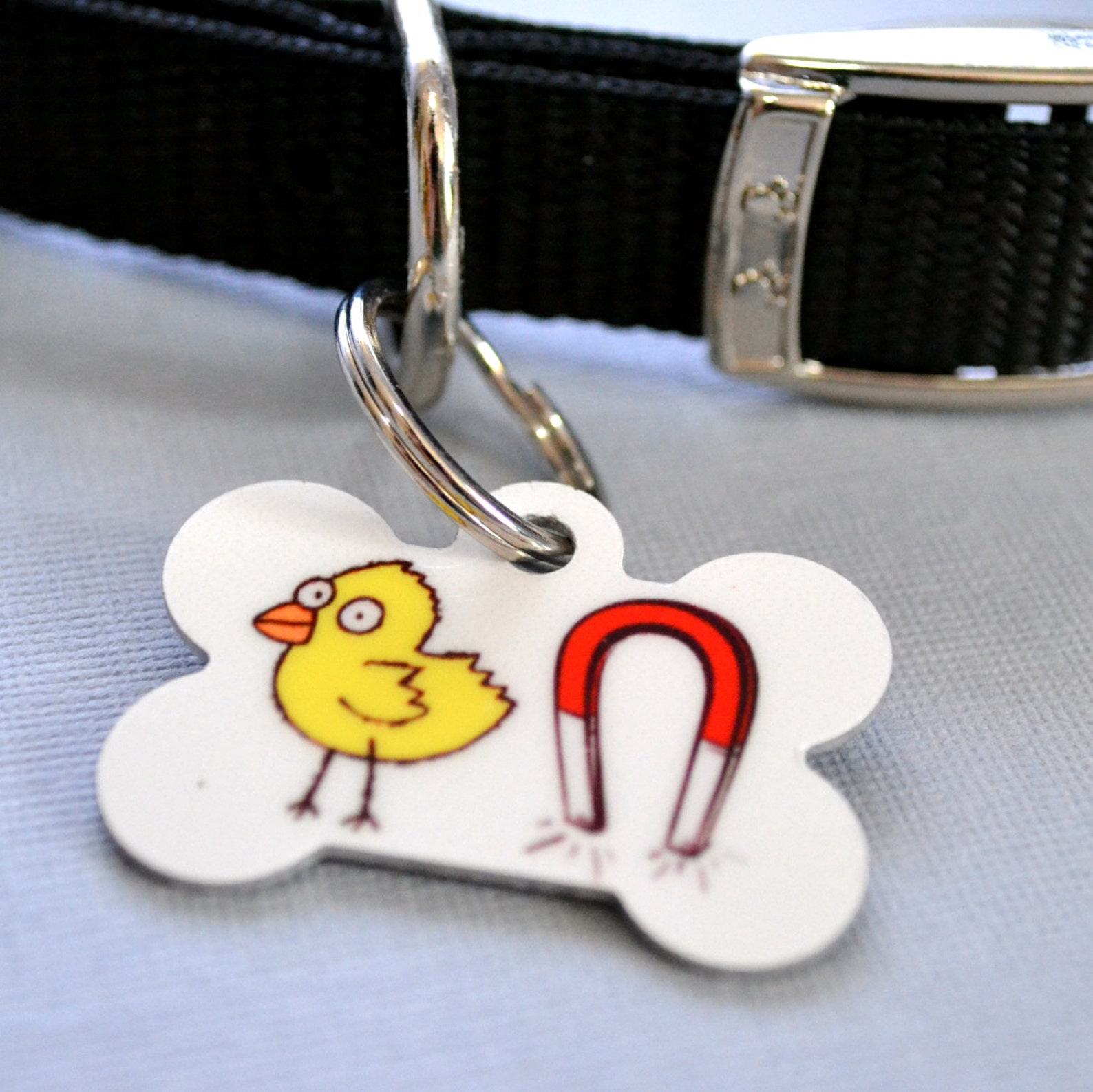 Funny Pet ID Tag Cute Key Chain Dog Tag Pet Identification - Etsy