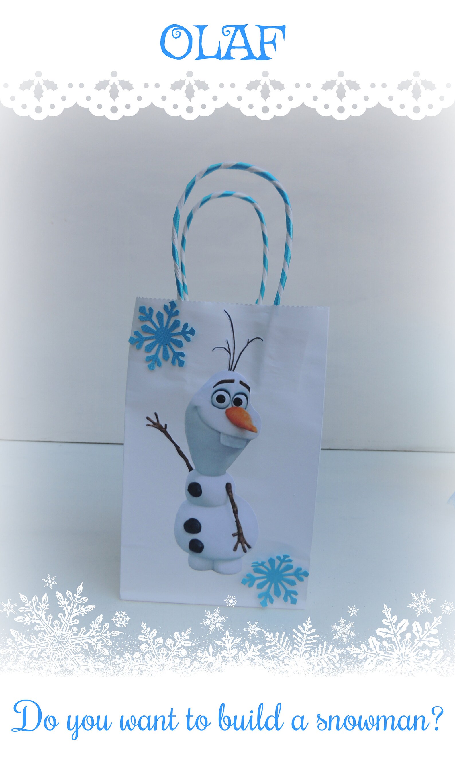 10 Pieces Frozen Elsa Anna Paper Tutu Birthday Favor Goody Gift Bags - Etsy