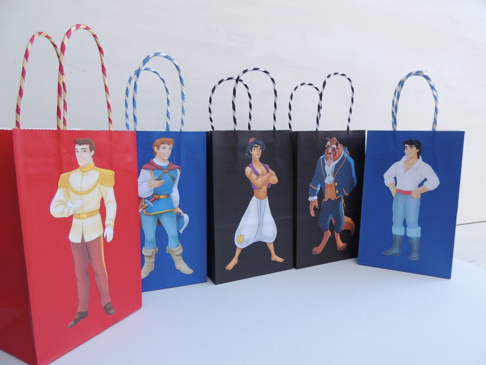 Disney Princess Birthday Goody Favor Glitter Tutu Bags Thank - Etsy