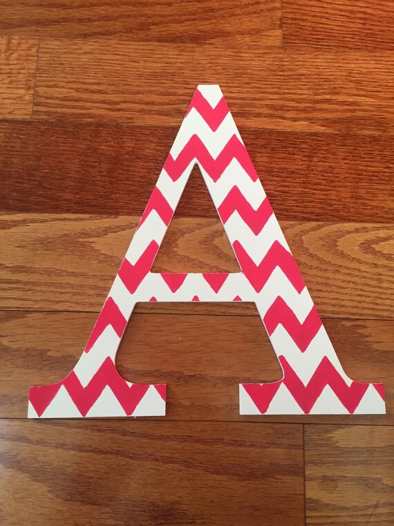 Hand Painted Initial in Various Patterns | Etsy