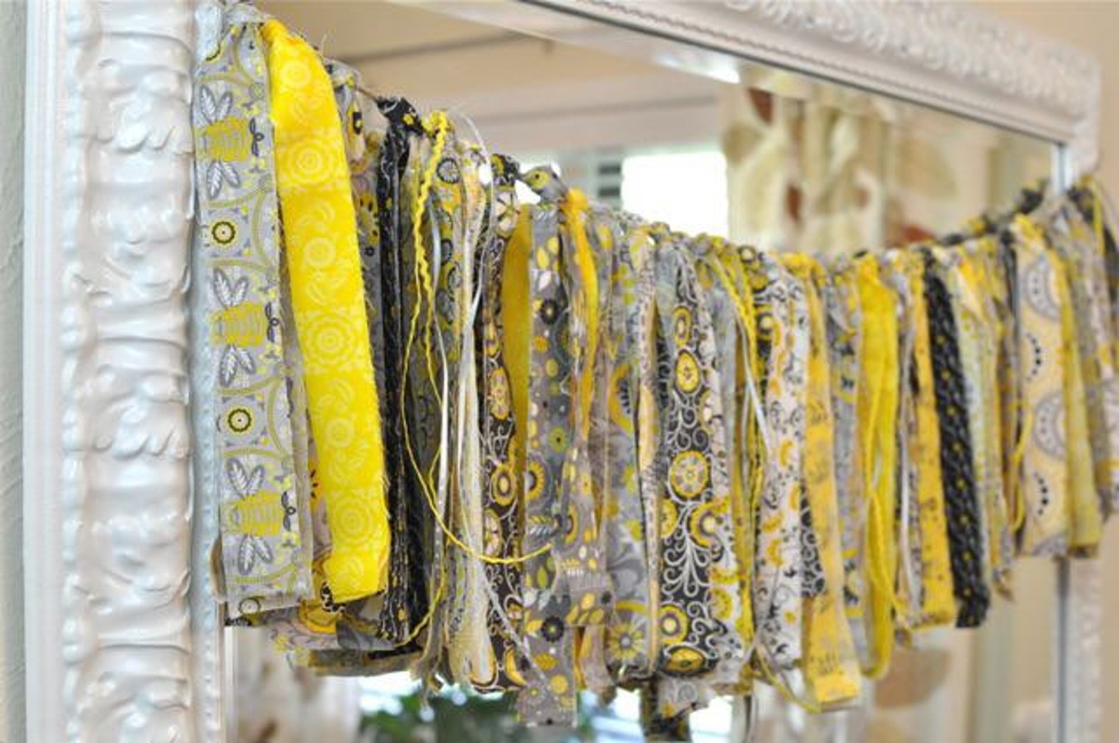 Scrap Fabric Garland - Etsy