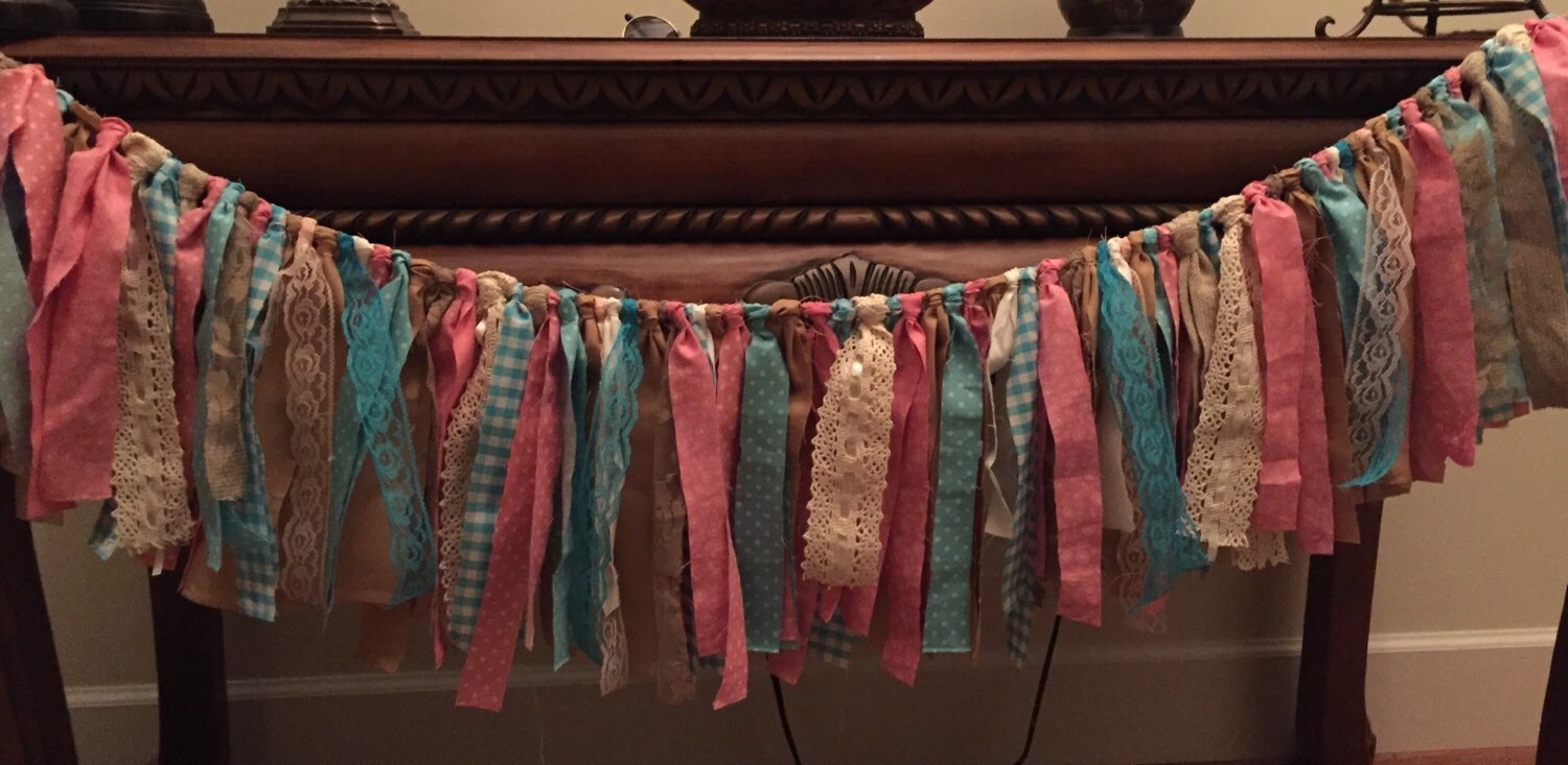 Scrap Fabric Garland - Etsy