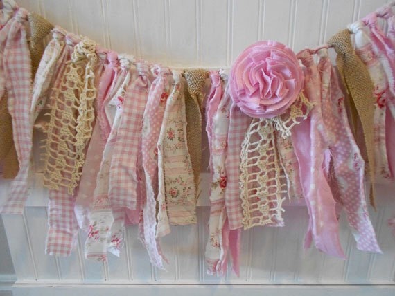 Scrap Fabric Garland - Etsy