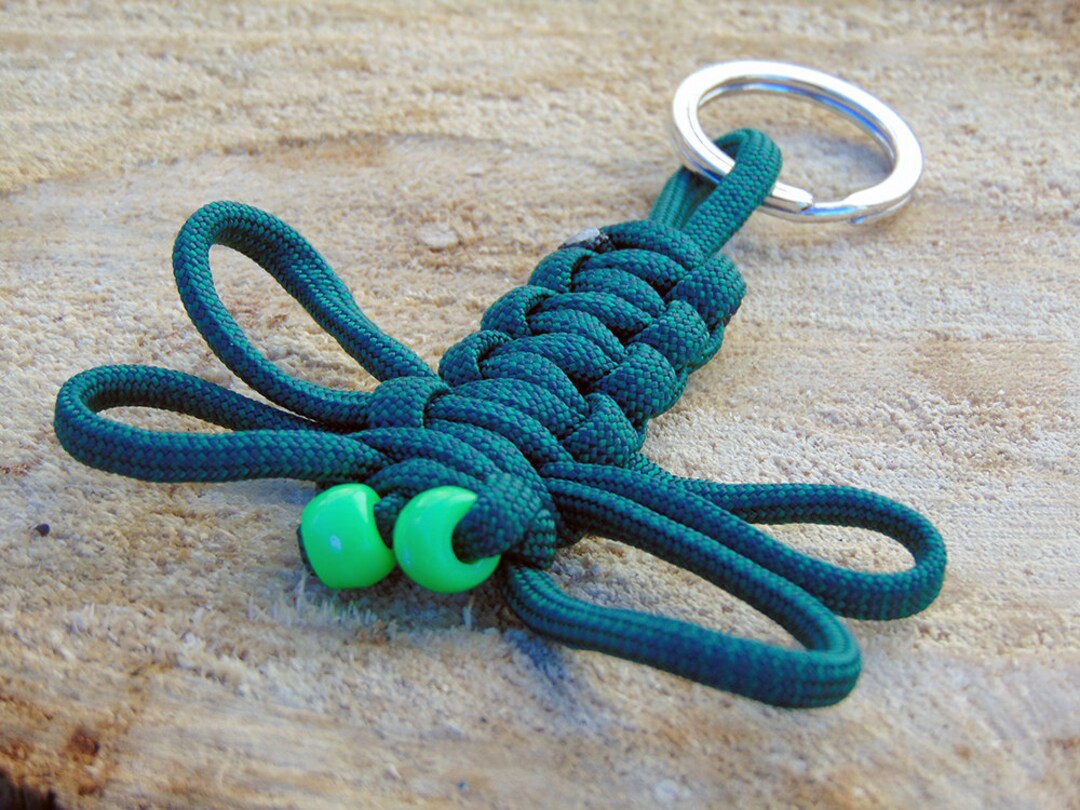 Paracord Dragonfly Key Chain - Made to Order - Etsy UK