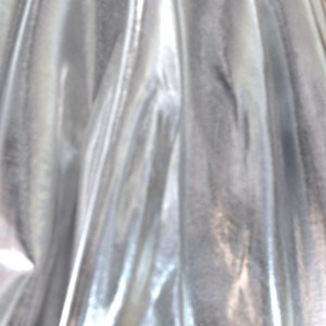 JN00525 Silver Metallic 90/10% Poly/spandex 300gm High Fashion Dance ...