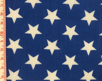 Royal Blue Star Fabric - Etsy
