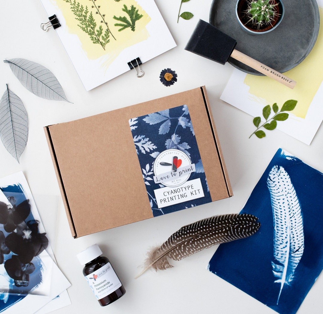 Cyanotype Kit Make Your Own Blueprints at Home - Etsy UK