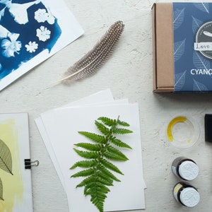 Cyanotype Kit Make Your Own Blueprints at Home | Etsy UK