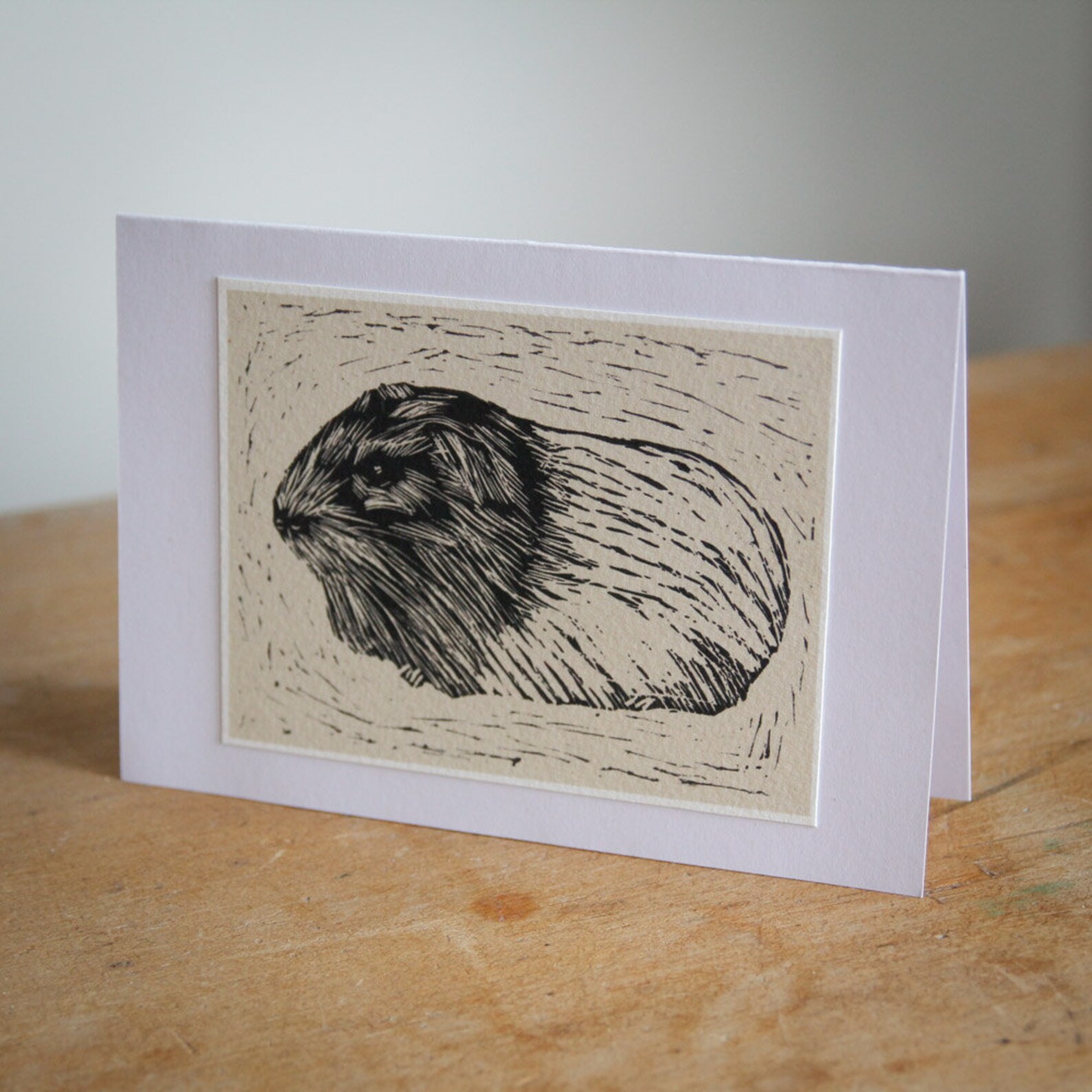 Guinea Pig Greeting Card - Etsy