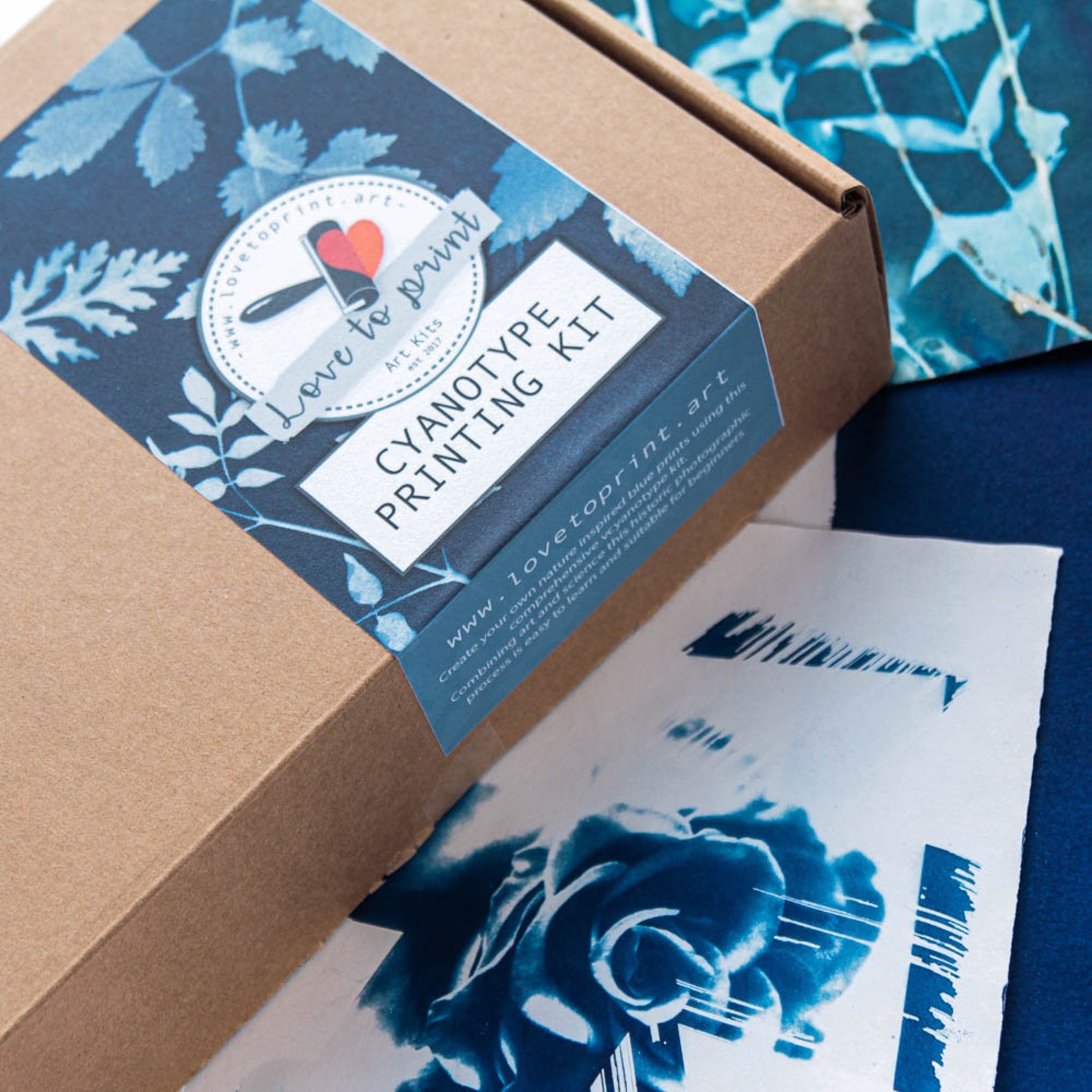 Cyanotype Kit Make Your Own Blueprints at Home | Etsy UK